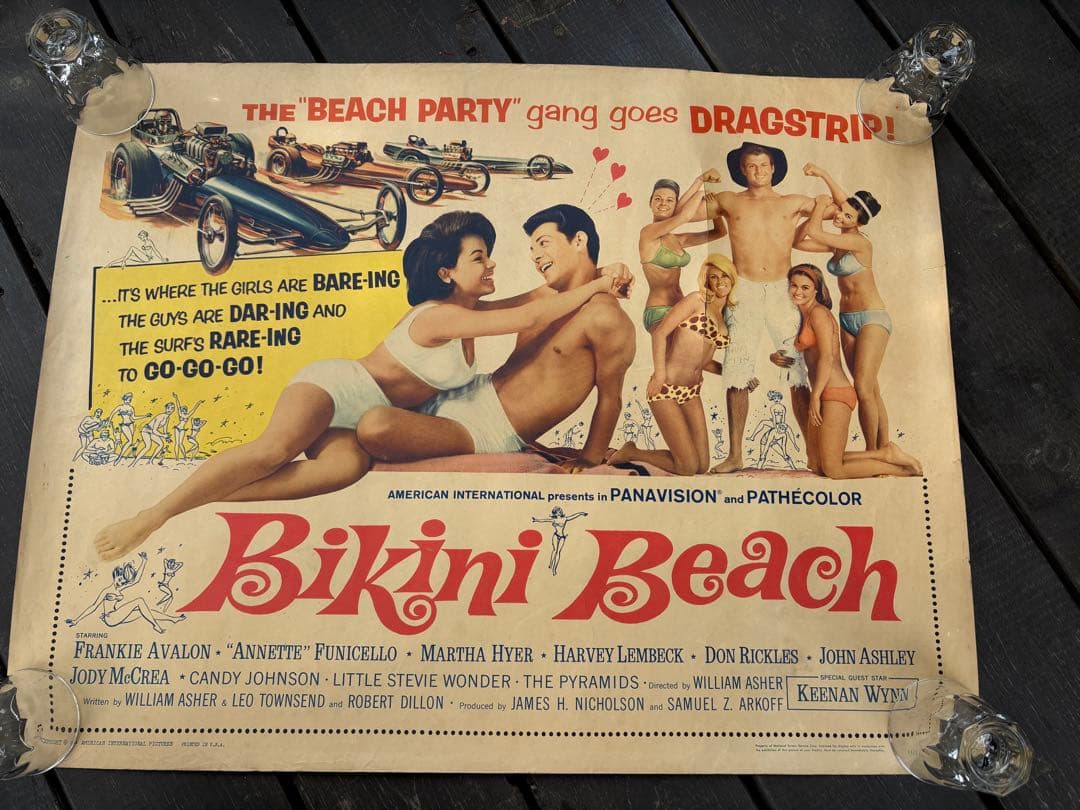 Bikini Beach オリジナルポスター 1964年
