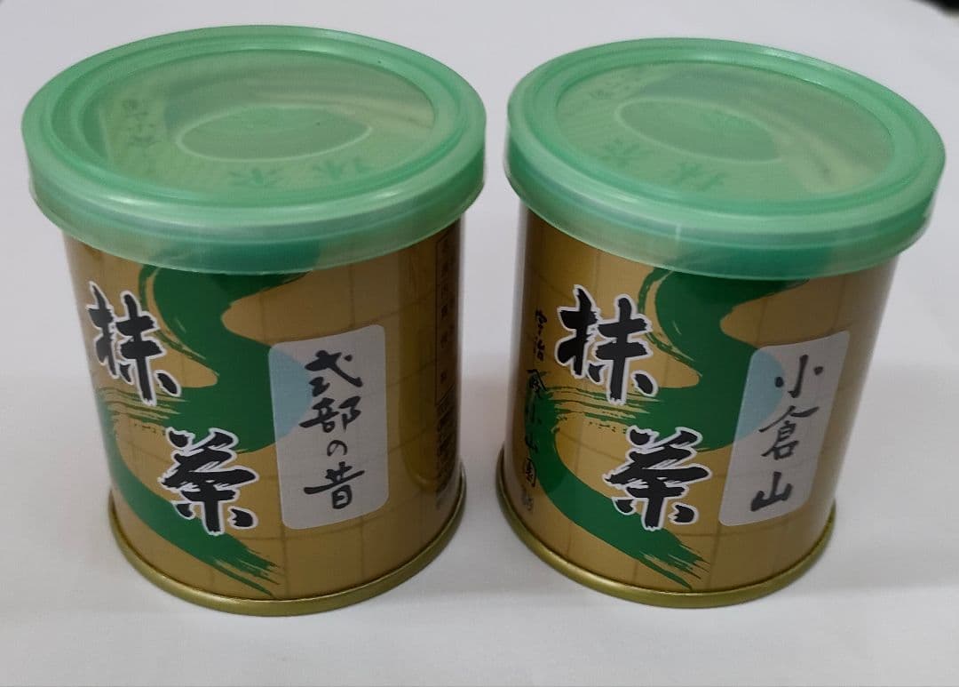 抹茶　山政小山園　式部の昔30g・小倉山30g　2本セット