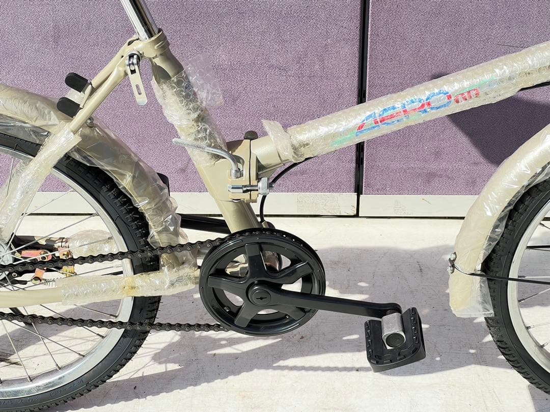 AERO折りたたみ自転車 ホワイト 小径