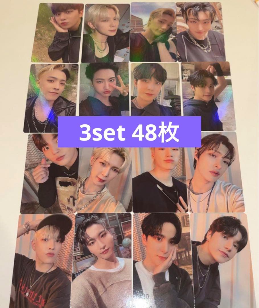 ateez movement beatroad ホログラム　3set48枚