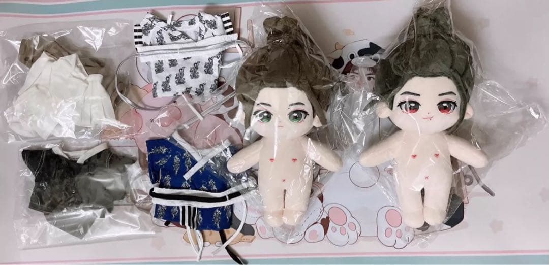 博君一肖 ぬいぐるみ bjyx 王一博 肖战 时尚芭莎20cm 新品