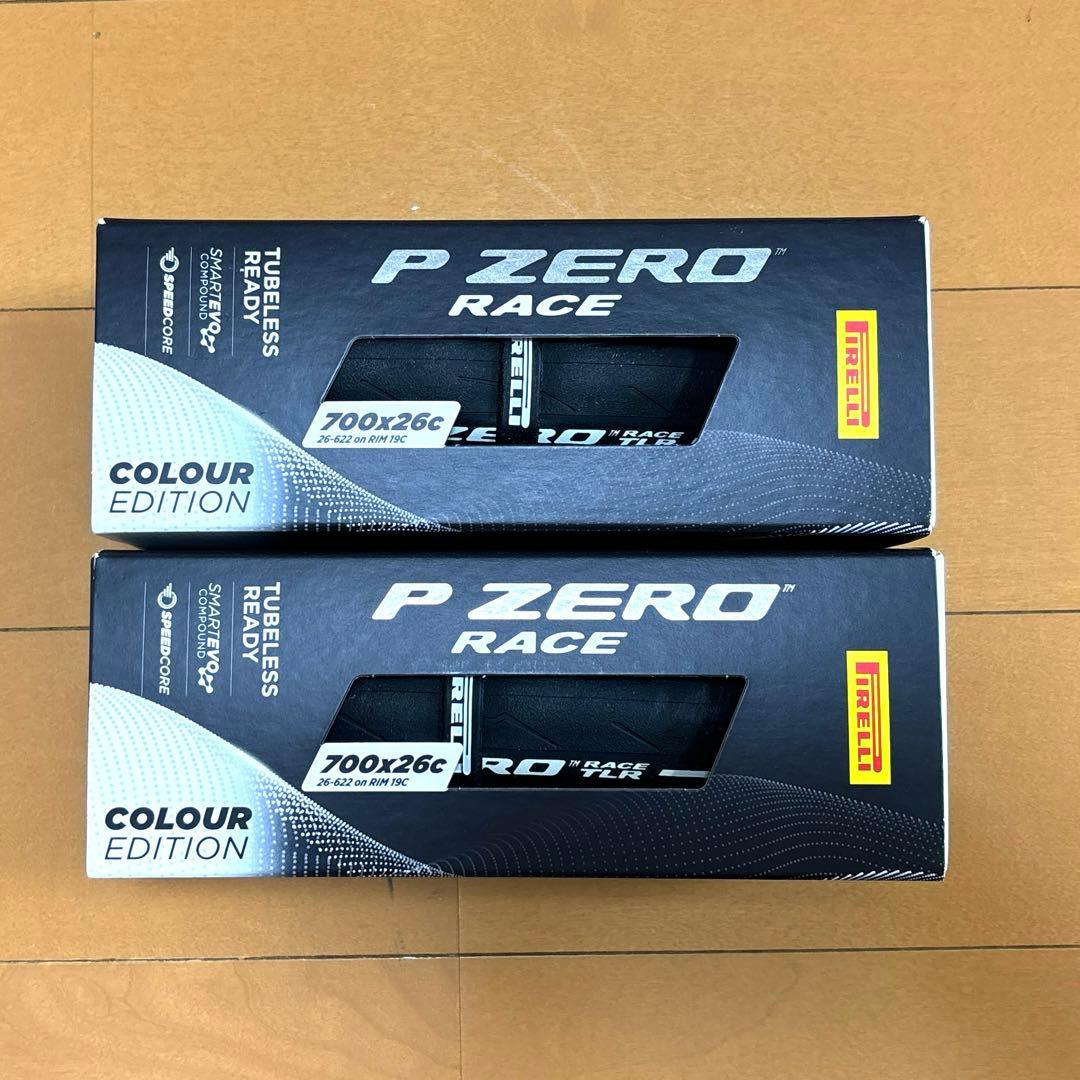 【新品】PIRELLI P ZERO RACE TLR　700×26C 2本