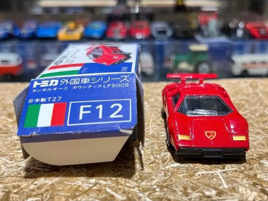 トミカ 日本製 青箱 F12 ランボルギーニ カウンタック LP500S