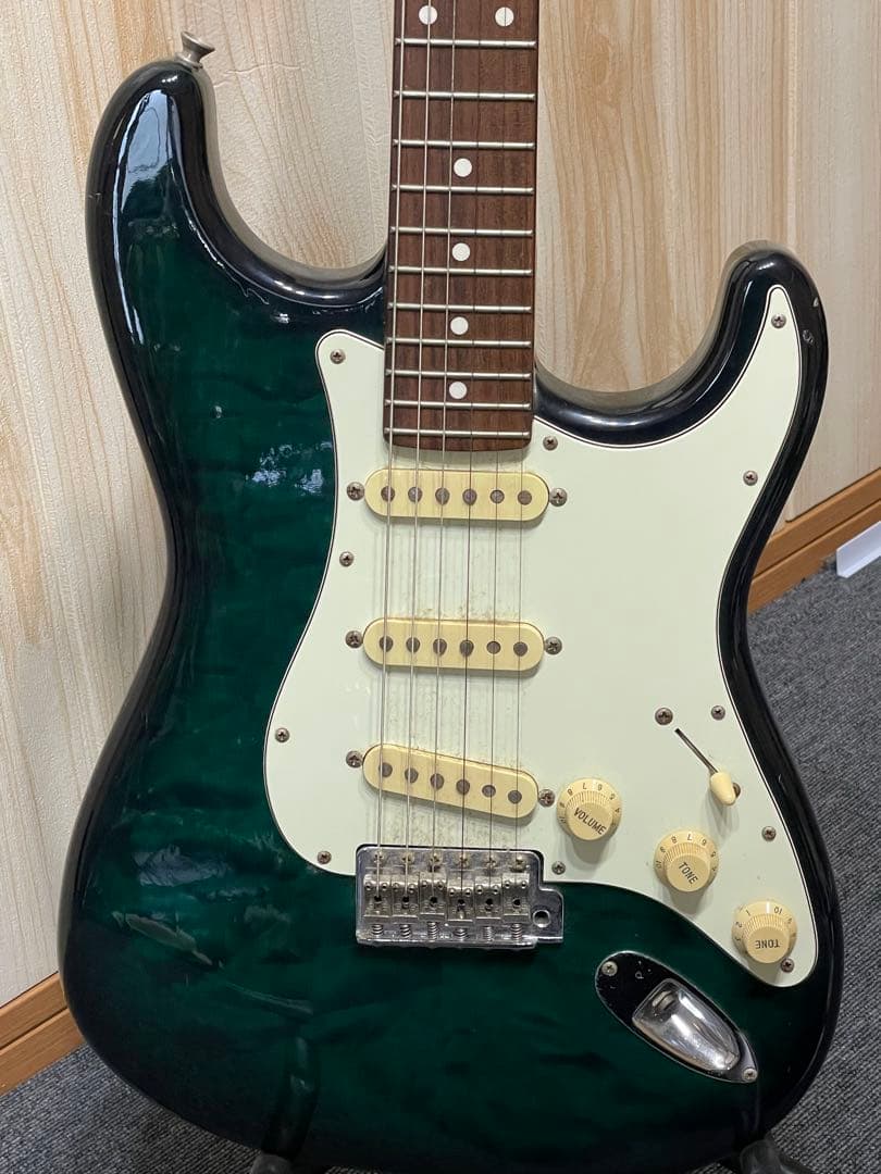 fender Japan ストラトキャスター　ST62/QT グリーン