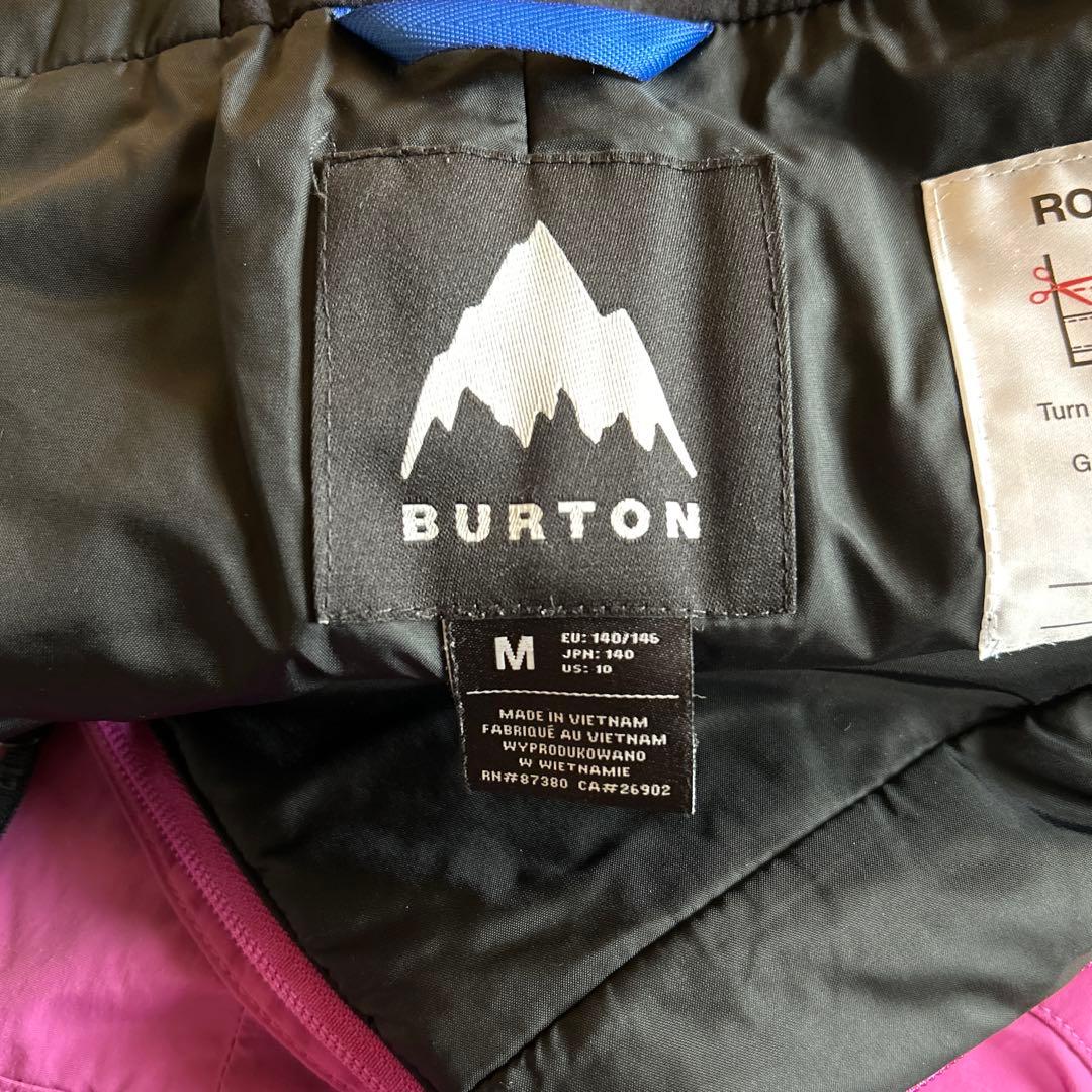 BURTON ガールズ　スノーボードウェア 紫 Mサイズ