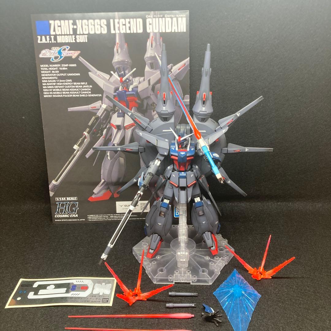HGCEレジェンドガンダム　全塗装　完成品　エクスカリバー付き