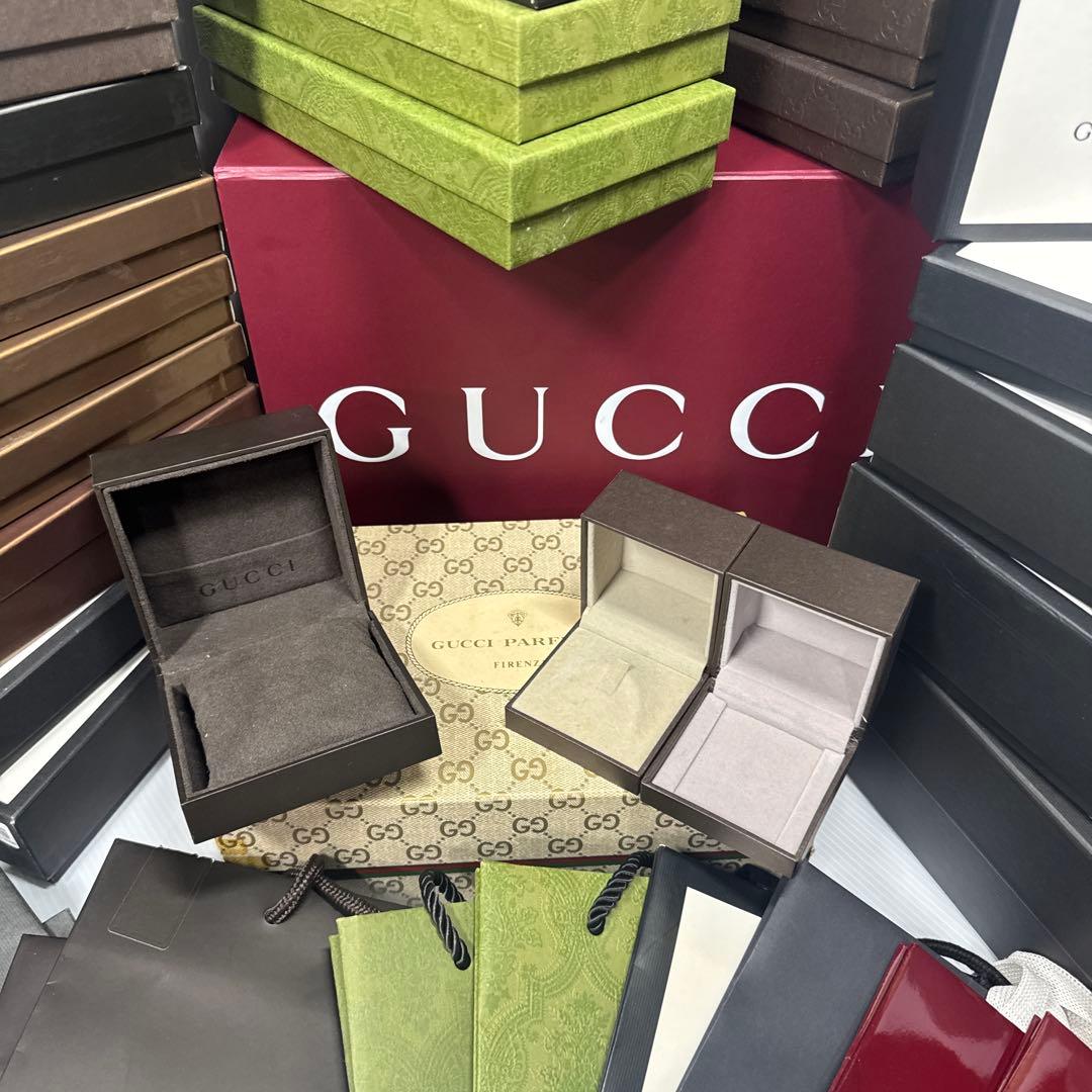 値下済GUCCI グッチ超超大量 空箱54 保存袋ショッパー 他 約80点まとめ