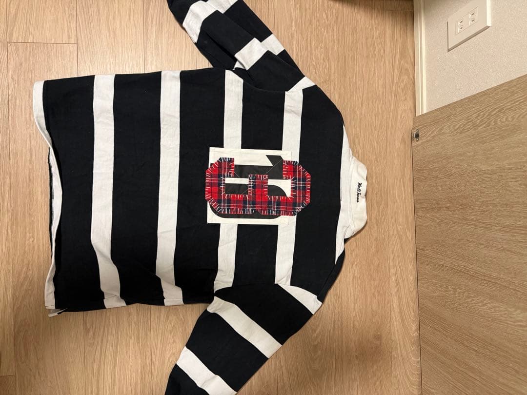 【希少品】Supreme Stripe Rugby \"Black\"