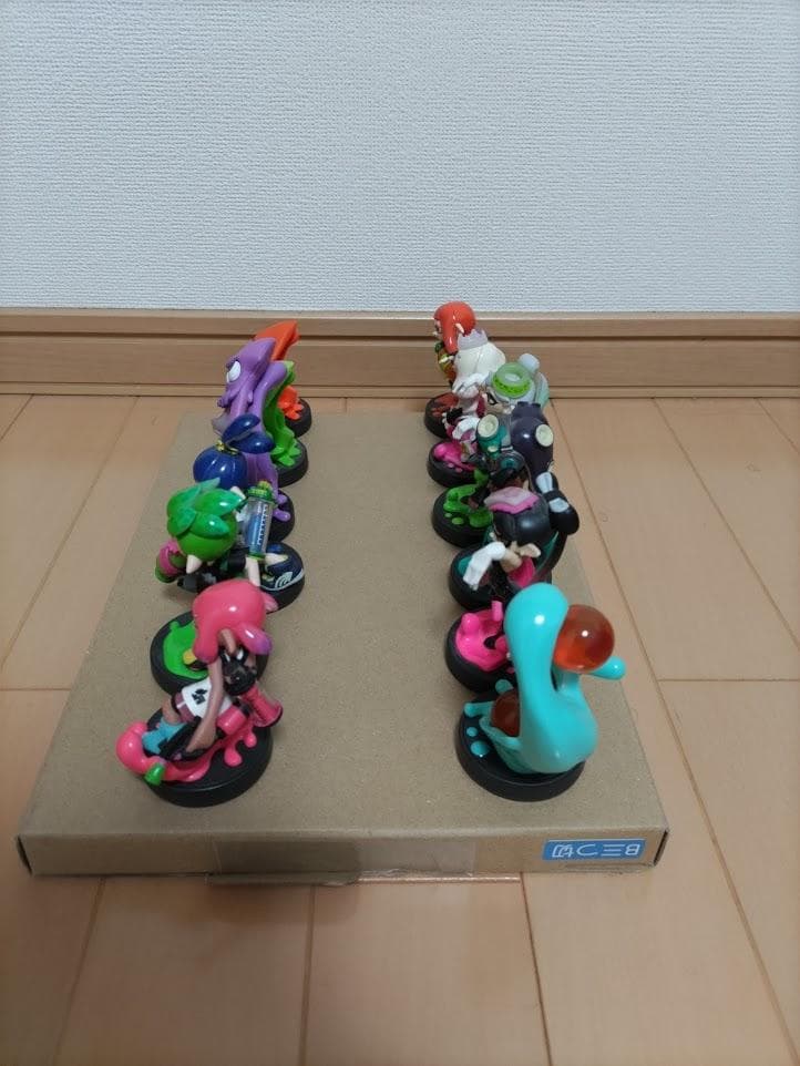 【送料無料・美品】任天堂 アミーボ amiibo 「スプラトゥーン」１２個