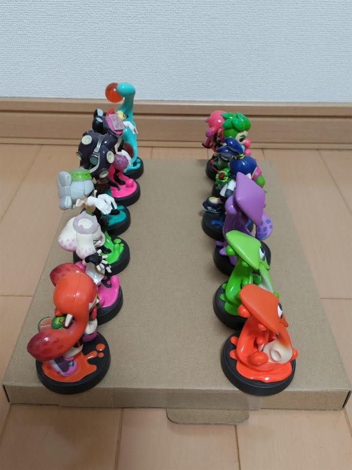 【送料無料・美品】任天堂 アミーボ amiibo 「スプラトゥーン」１２個