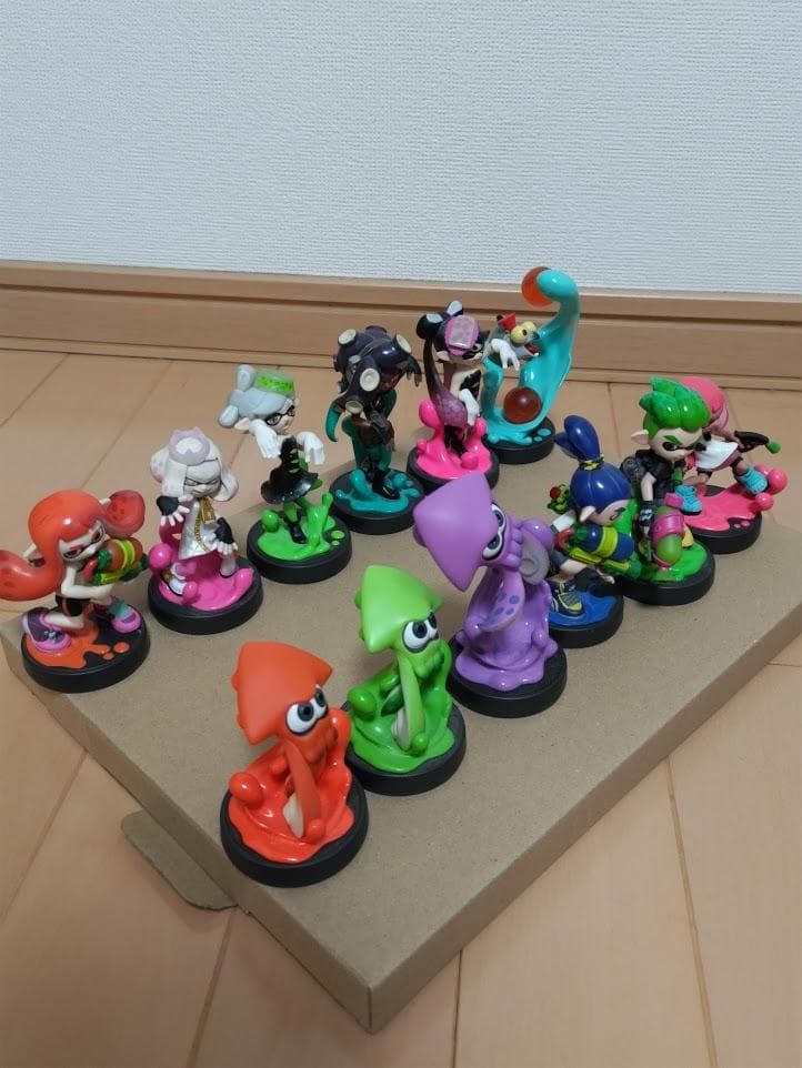 【送料無料・美品】任天堂 アミーボ amiibo 「スプラトゥーン」１２個
