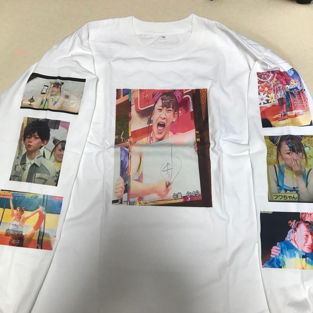 未使用 オールナイトニッポン XXL フワちゃん Tシャツ 白 ロンt 長袖
