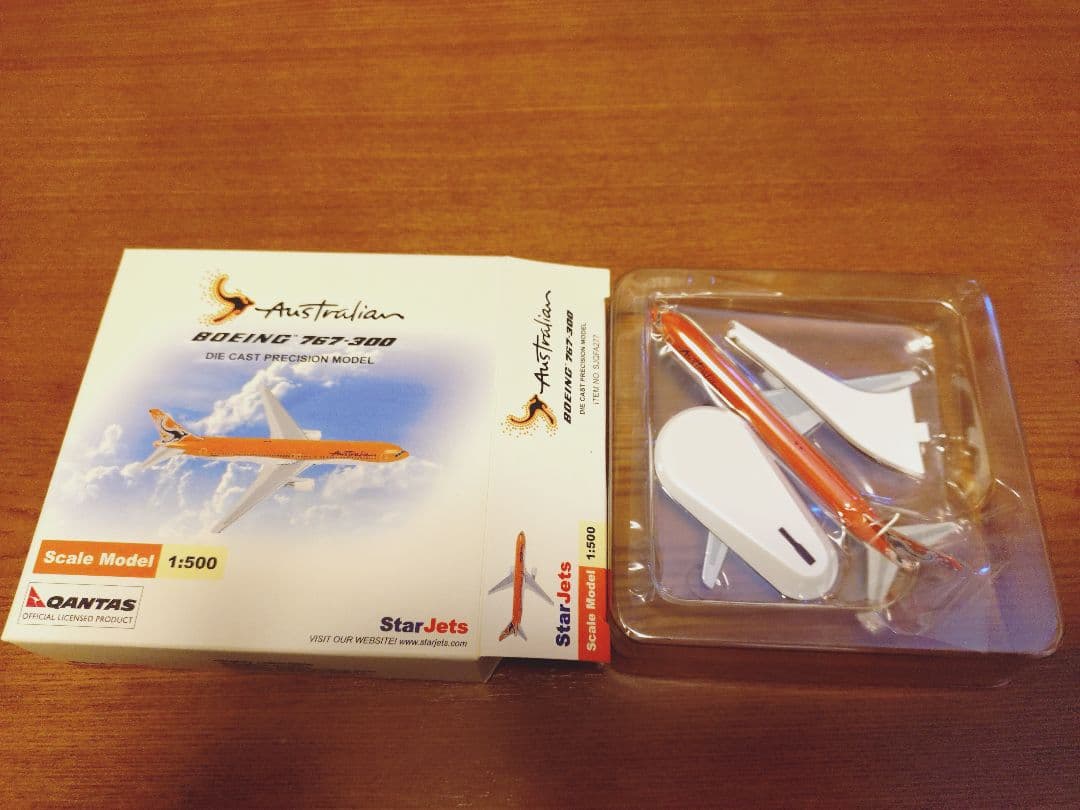 美品　Qantas B767-300 1/400スケールモデル　他4個セット