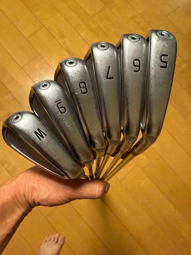 PING i230 ブラックドット　モーダス　105S 5〜P ６本セット