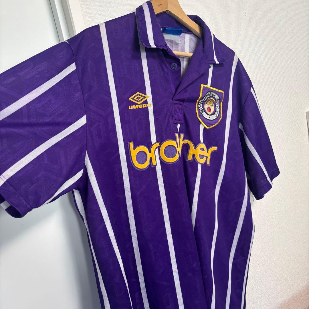 oasis マンチェスターシティ ユニフォーム 92/94 away 90s