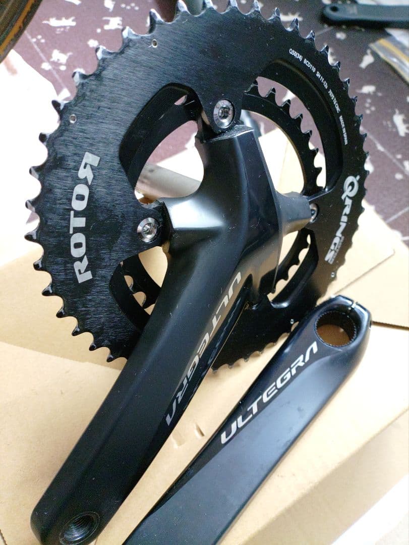パーツ ULTEGRA FC-R8000 172.5+Q-RINGS 50-34T