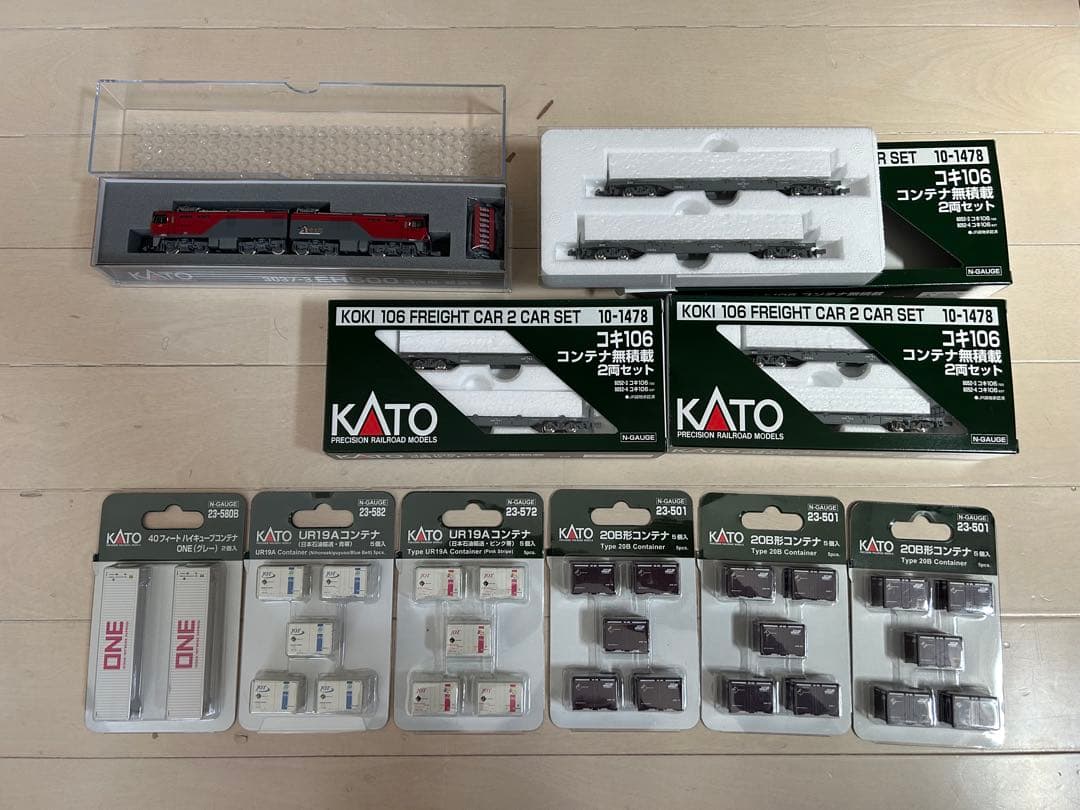 KATO 3037-3 EH500と貨車セット