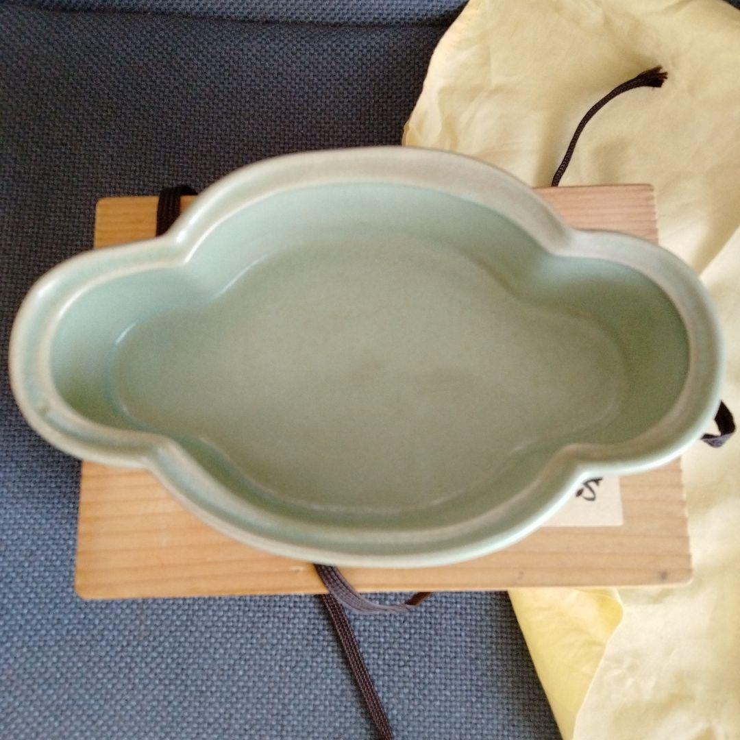 中国骨董陶芸 【旧蔵した青磁水仙盆】 貴重コレクション