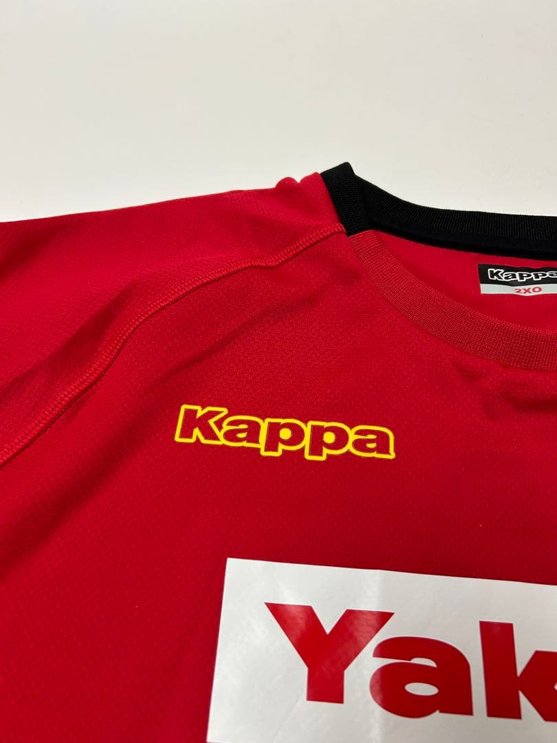 ジェフユナイテッド市原千葉　Kappa 長袖サッカーウェア　レッド　2XOサイズ
