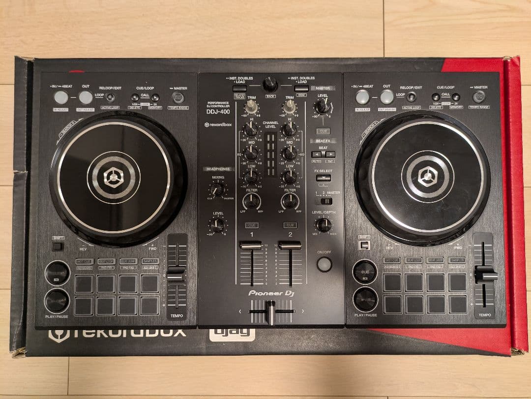 【箱•付属品有り】Pioneer DDJ-400 DJコントローラー 19年製