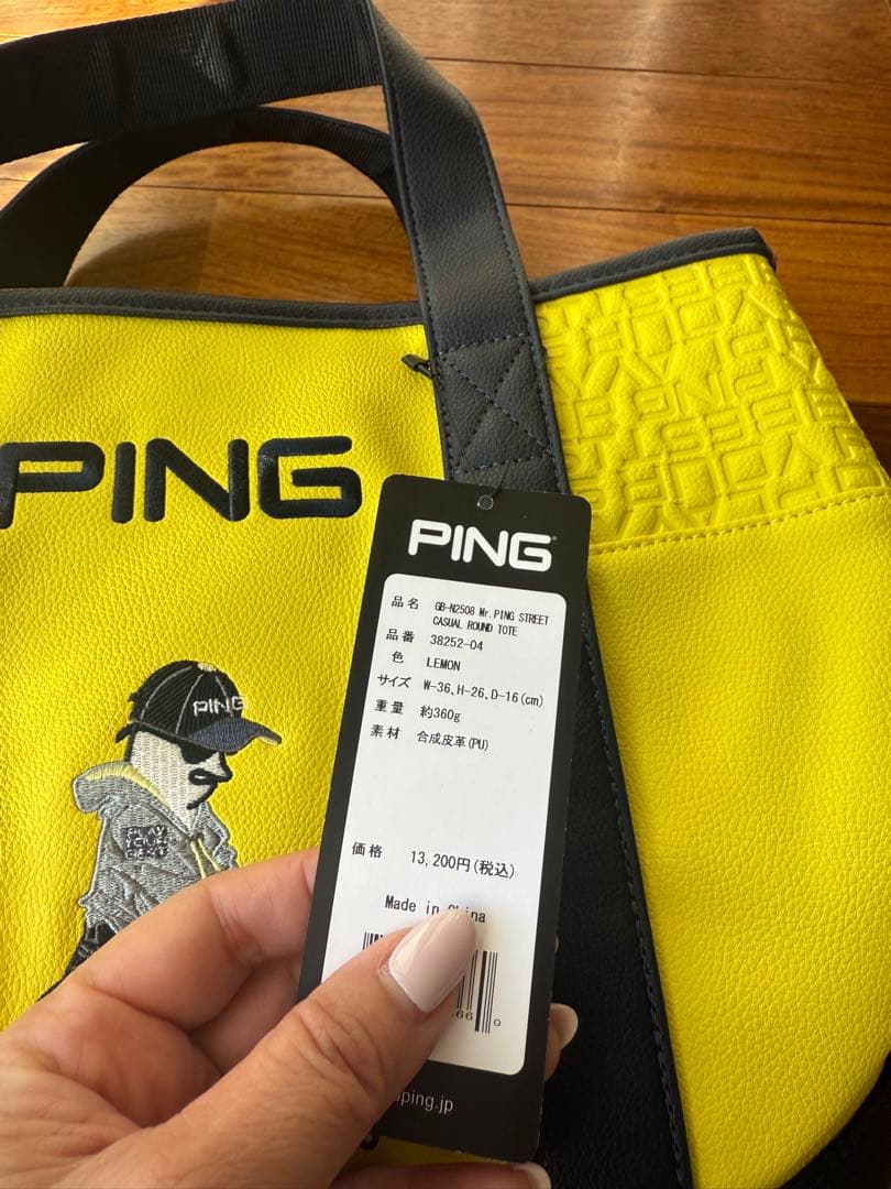 値下げ　早い者勝ち！新品未使用　PINGゴルフ　カートバック バンダナ付き