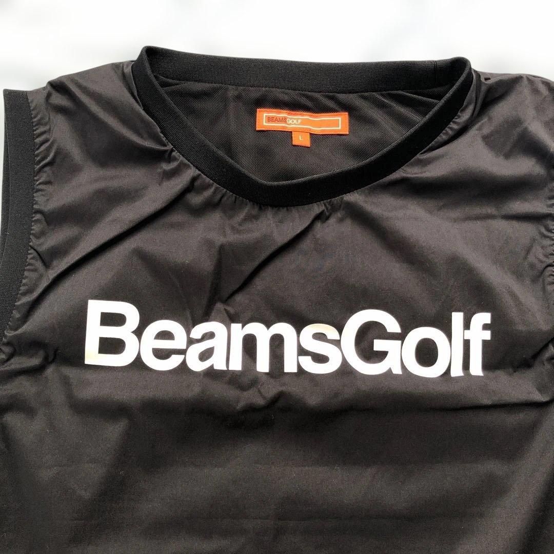 BeamsGolf 黒 ナイロン ベスト