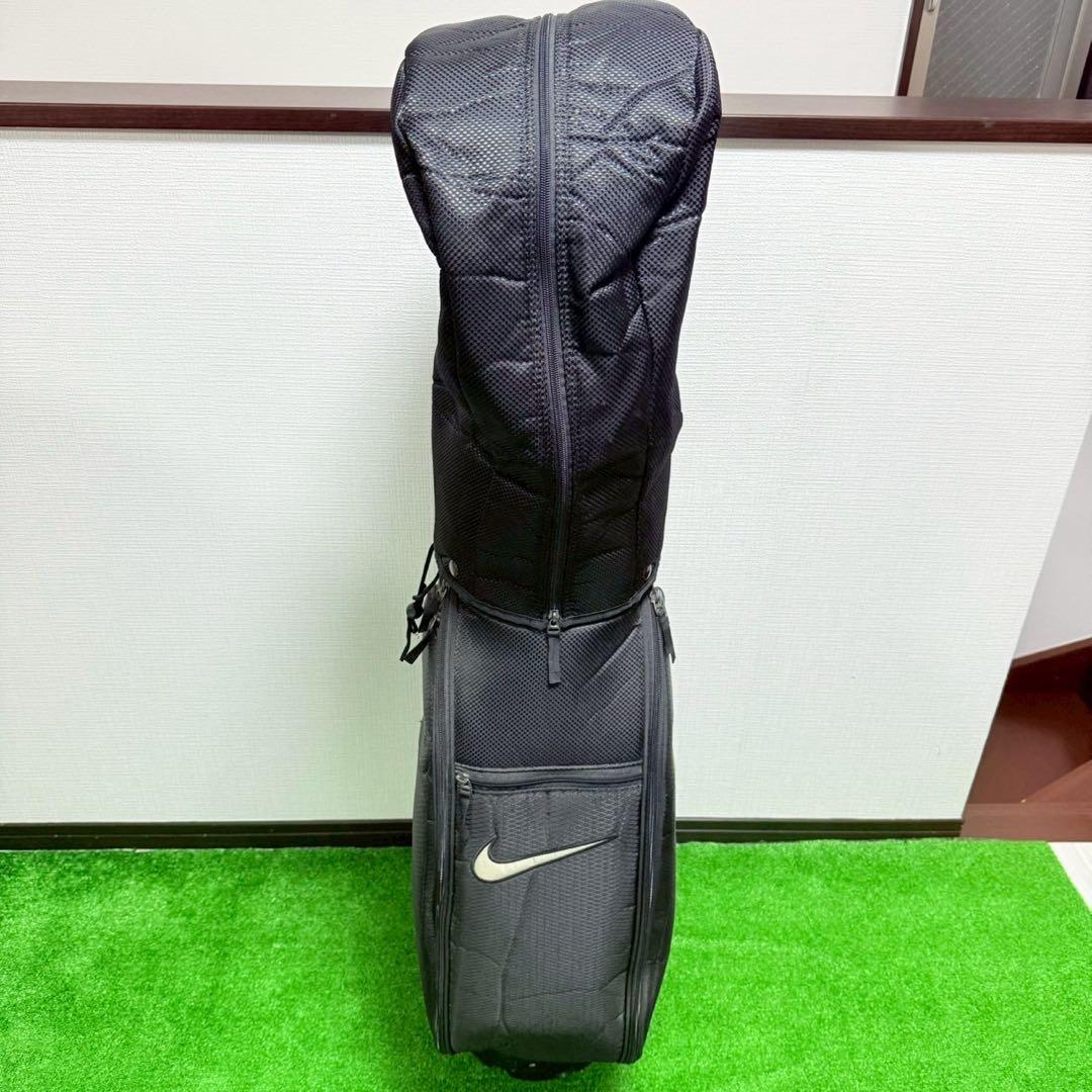 【希少・美品】NIKE ナイキ キャディバッグ ゴールドロゴ フード付
