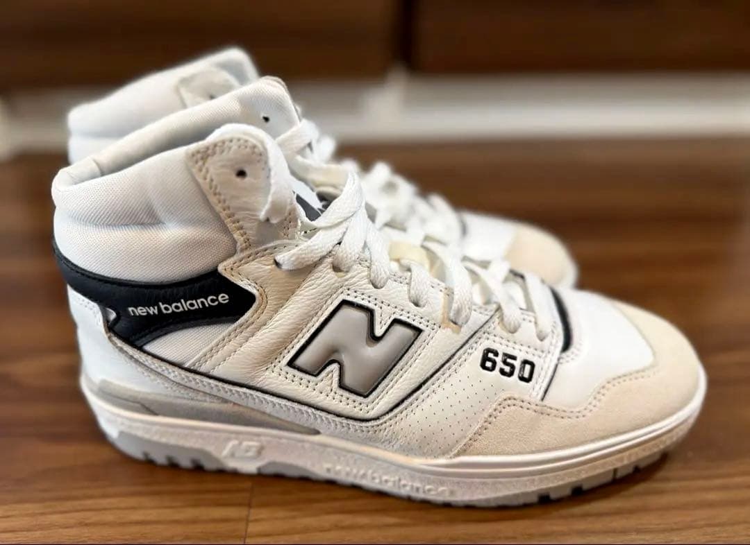 New Balance 650RWH ホワイト バスケットシューズ