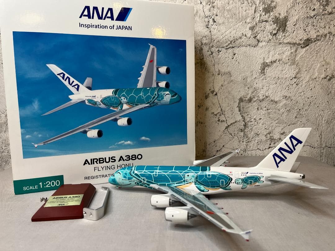 航空機・ヘリコプター ANA AIRBUS A380 FLYING HONU 1:200 JA382A
