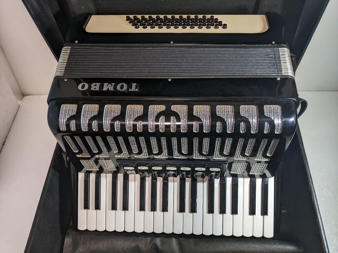 TOMBO トンボ アコーディオン J-48 Accordion ハードケース付