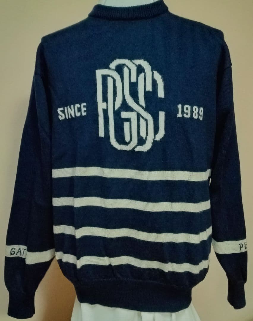 新品　パーリーゲイツ　セーター　日本製毛100%　めっちゃカッコイイロゴセーター