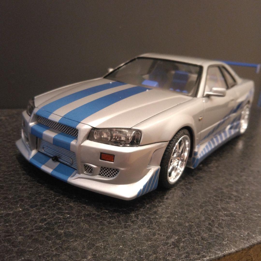 SKYLINE GT-R ワイスピ ブライアン仕様 1/24 アオシマ