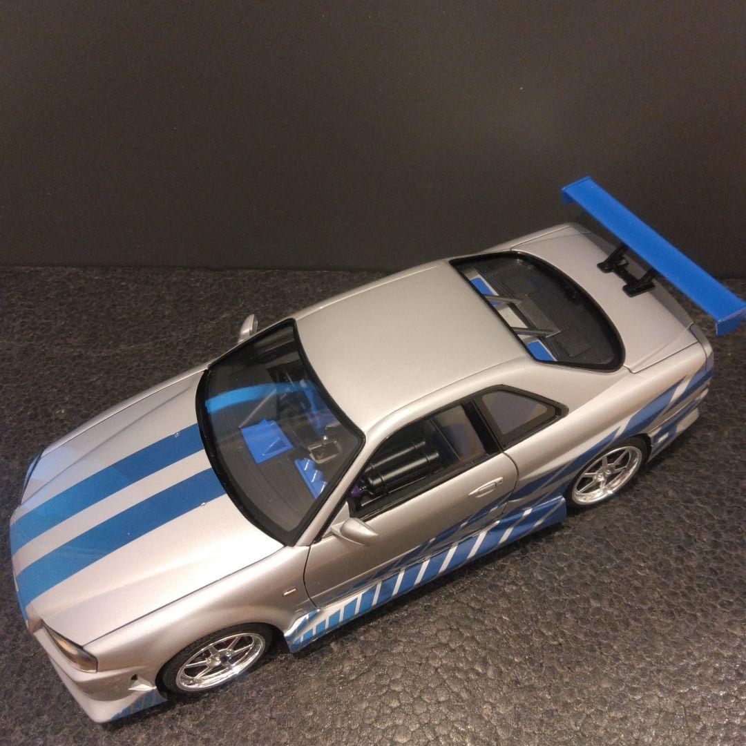 SKYLINE GT-R ワイスピ ブライアン仕様 1/24 アオシマ
