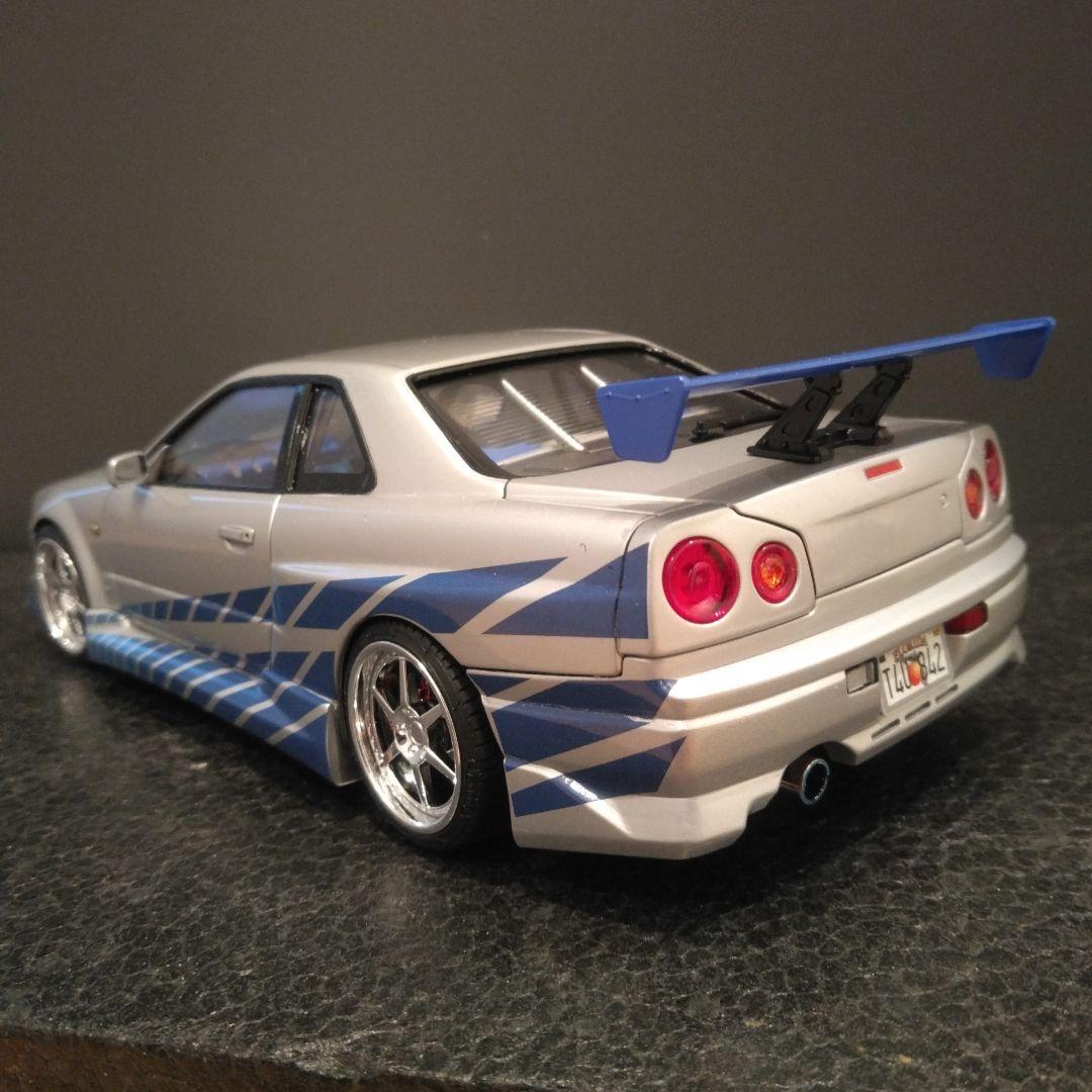 SKYLINE GT-R ワイスピ ブライアン仕様 1/24 アオシマ
