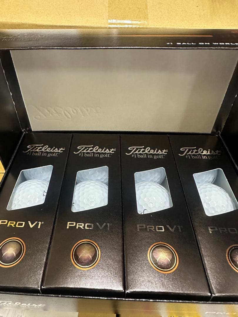 Titleist Pro V1 ゴルフボール 12個入り2箱