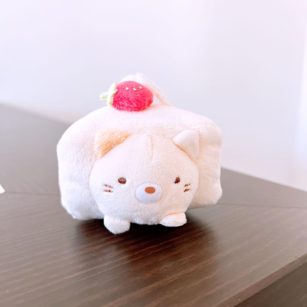 すみっコぐらし　ねこ　ショートケーキ　てのりぬいぐるみ用