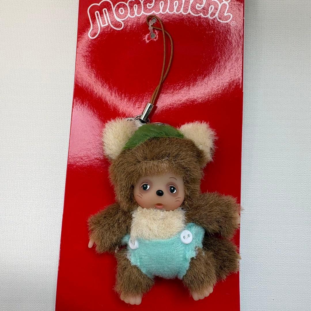 新品 EU限定 ベビチッチ タヌキ キーホルダー monchhichi 269