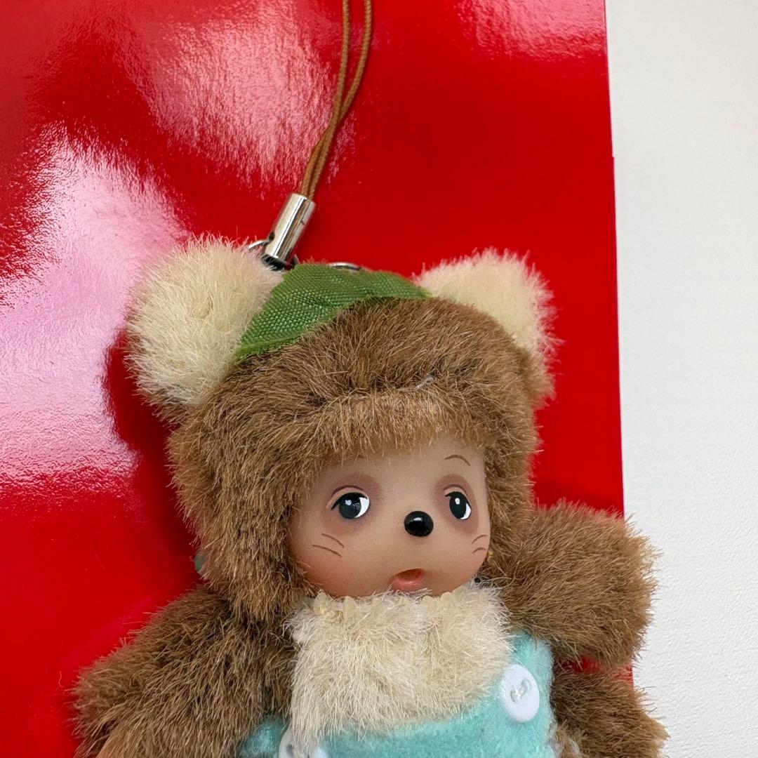 新品 EU限定 ベビチッチ タヌキ キーホルダー monchhichi 269