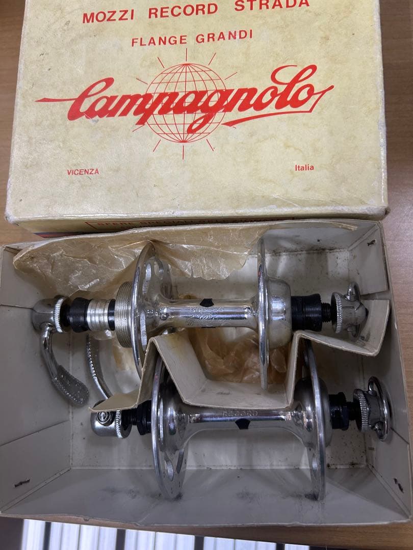 CAMPAGNOLO RECORD 前後ハブ ラージフランジ 24穴