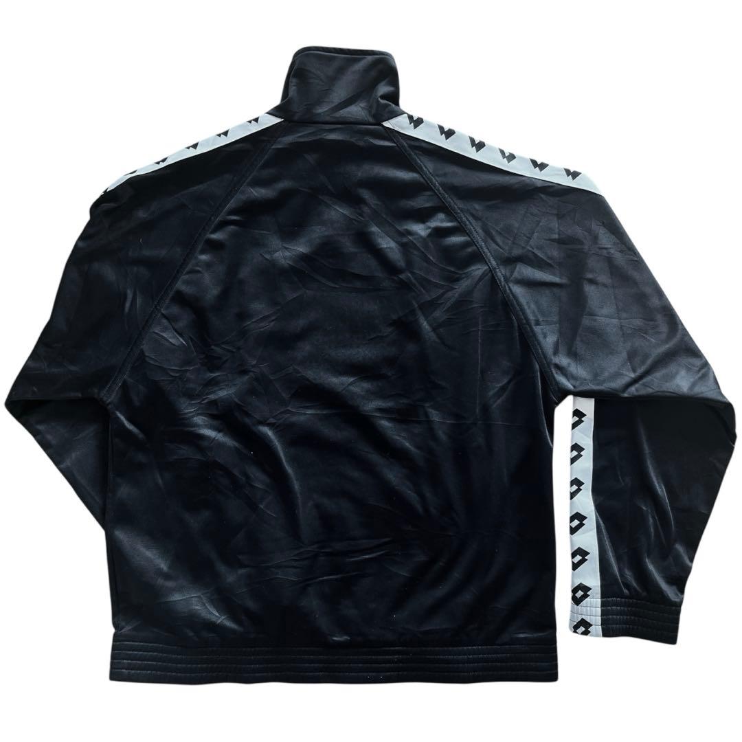90s【Lotto】トラックジャケット BLACK S
