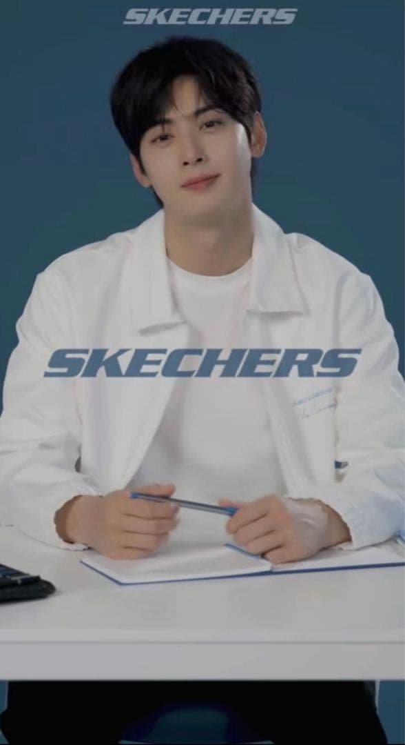 チャウヌ Skechers スケッチャーズ ポーチ 白 特典