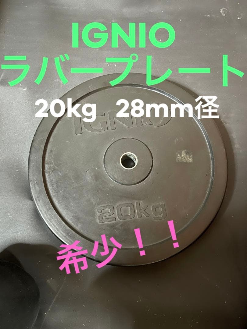 IGNIO(イグニオ)ラバープレート  20KG (1枚)穴径28mm ①