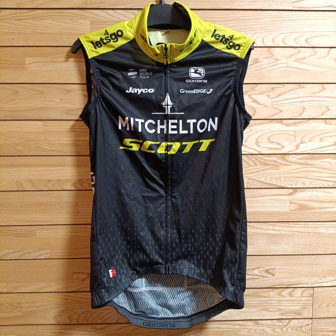 支給品　Mitchelton-SCOTT　ウィンドベスト　ミッチェルトンスコット