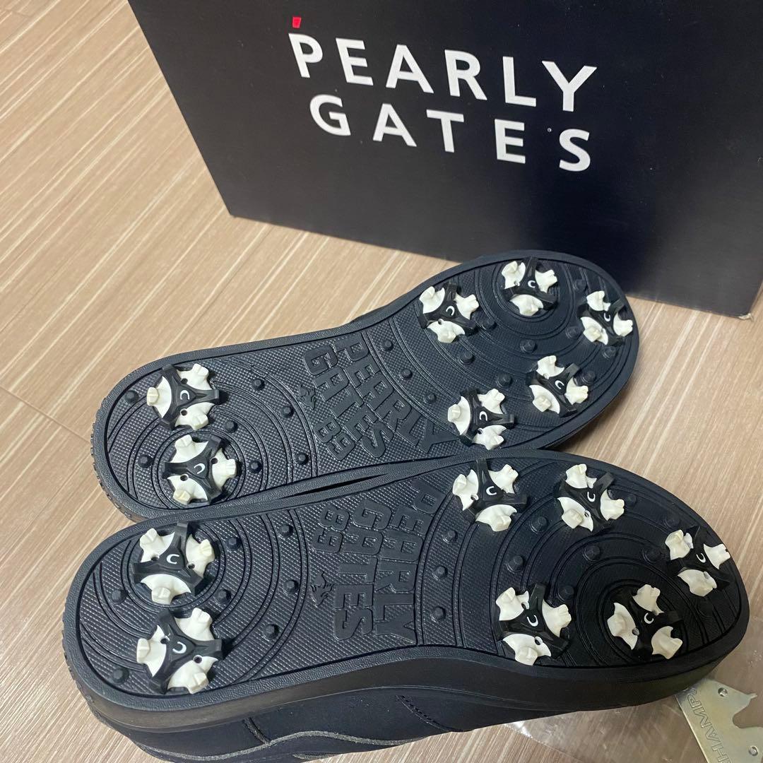 新品未使用　PEARLY GATES ネイビー スニーカー 22.5cm