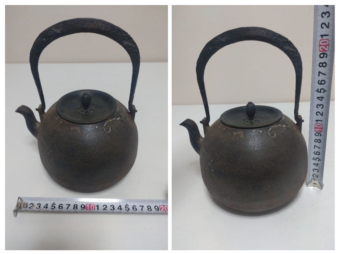 1*0様 時代 日の丸 鉄瓶 茶道具 煎茶道具