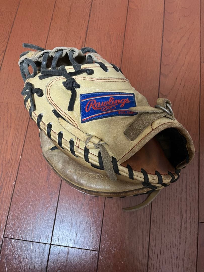 Rawlings 硬式グローブ キャメル 収納袋付き