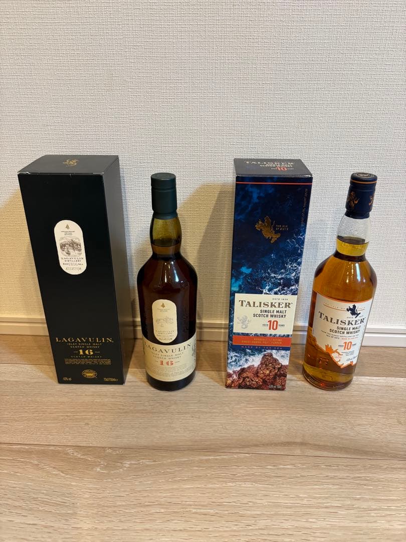 LAGAVULIN 16年 700ml 43% TALISKER 10年 45%