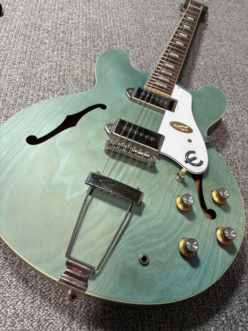 【美品・レア】Epiphone Casino Worn Blue Denim