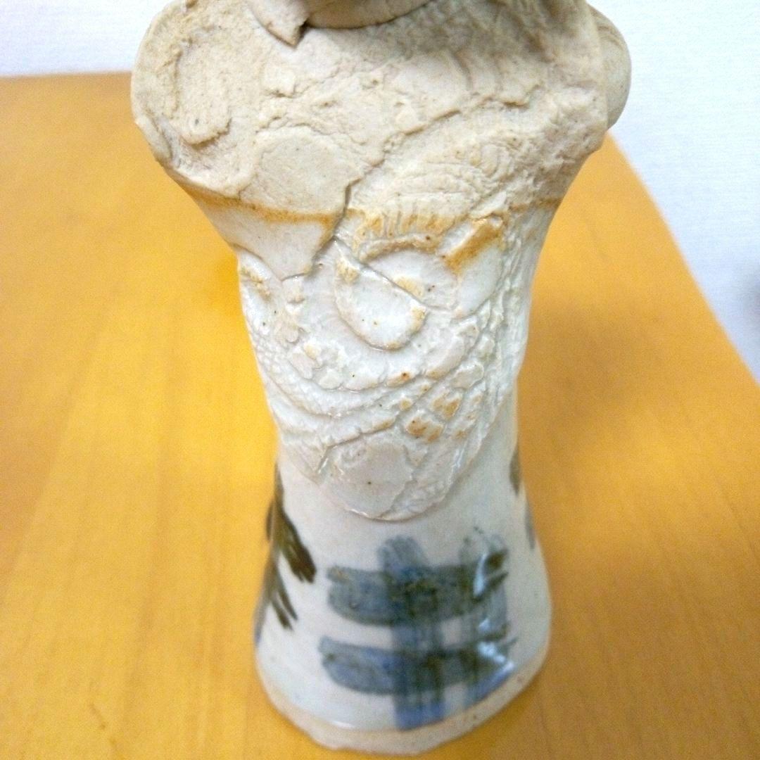 砥部焼き　青芳人形　森元青芳　5体　磁器　置物　手作り　工芸品