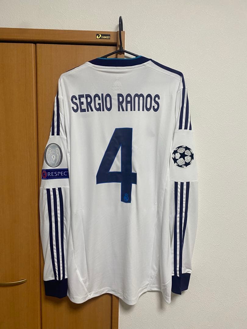 新品レアルマドリード　セルヒオラモス Sergio Ramos ユニフォーム